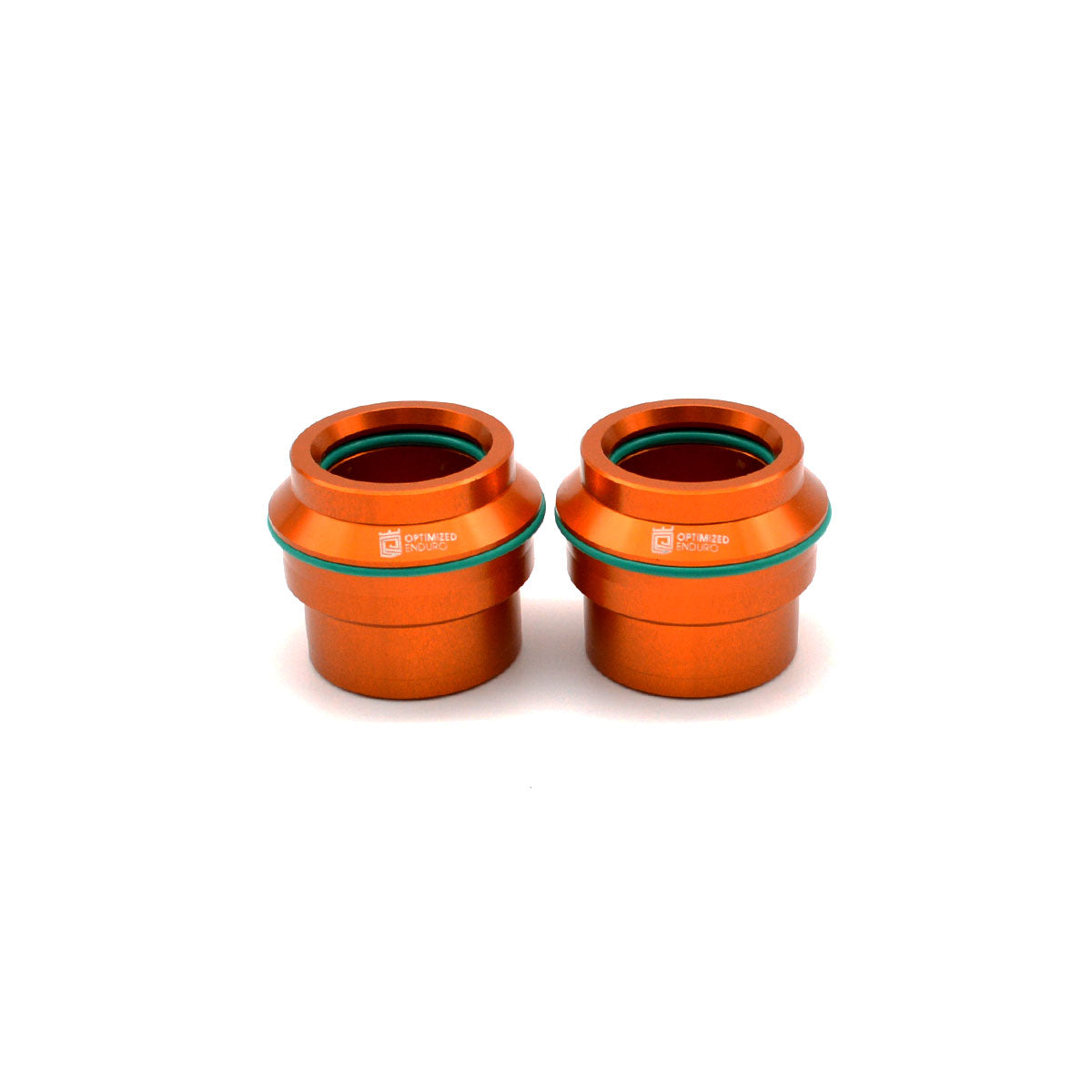 Optimized Enduro Front Wheel Spacer Upgrade Kit for KTM 16-24 Orange