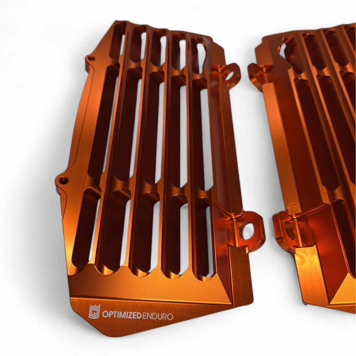 Optimized Enduro Radiator Guards for KTM 2016-2025 (Orange)
