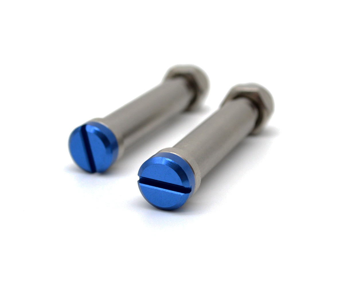 Optimized Enduro Stainless Footpeg Bolt Set Husqvarna/KTM/GasGas (Blue