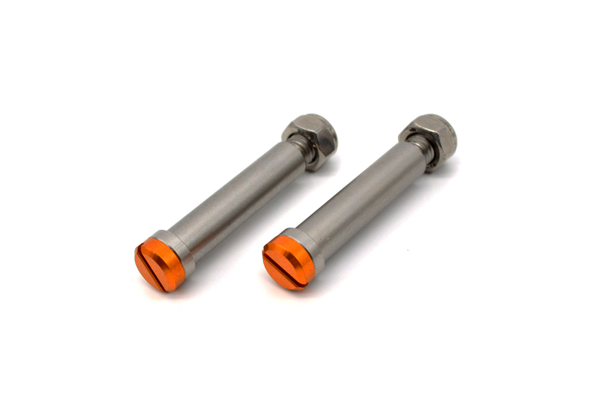 Optimized Enduro Stainless Footpeg Bolt Set KTM Orange